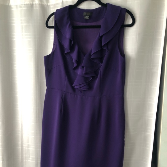 Sense | Dresses | Purple Ruffled Dress | Poshmark